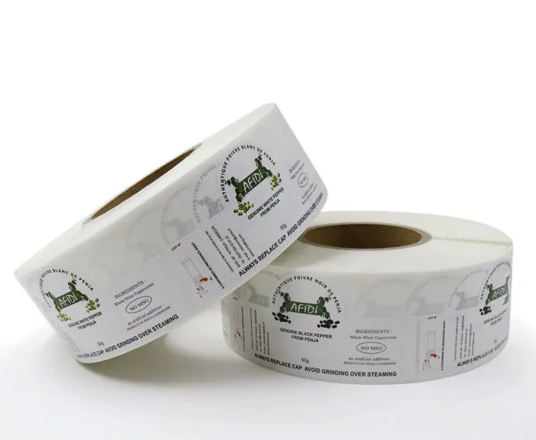 roll adhesive hot sale synthetic paper private logo product makeup ...